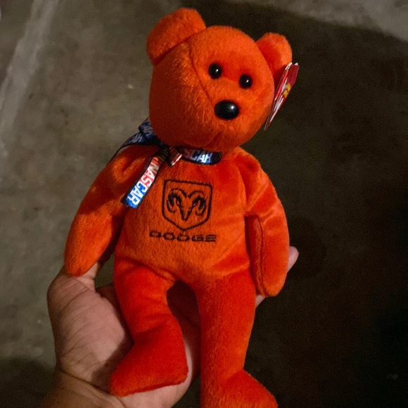 Toys | Kasey Kahne 9 Ty Beanie Baby Nascar Red Plush Dodge Bear | Poshmark